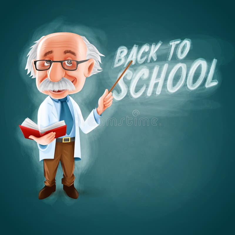 Professeur illustration de vecteur. Illustration du professeur - 69822281