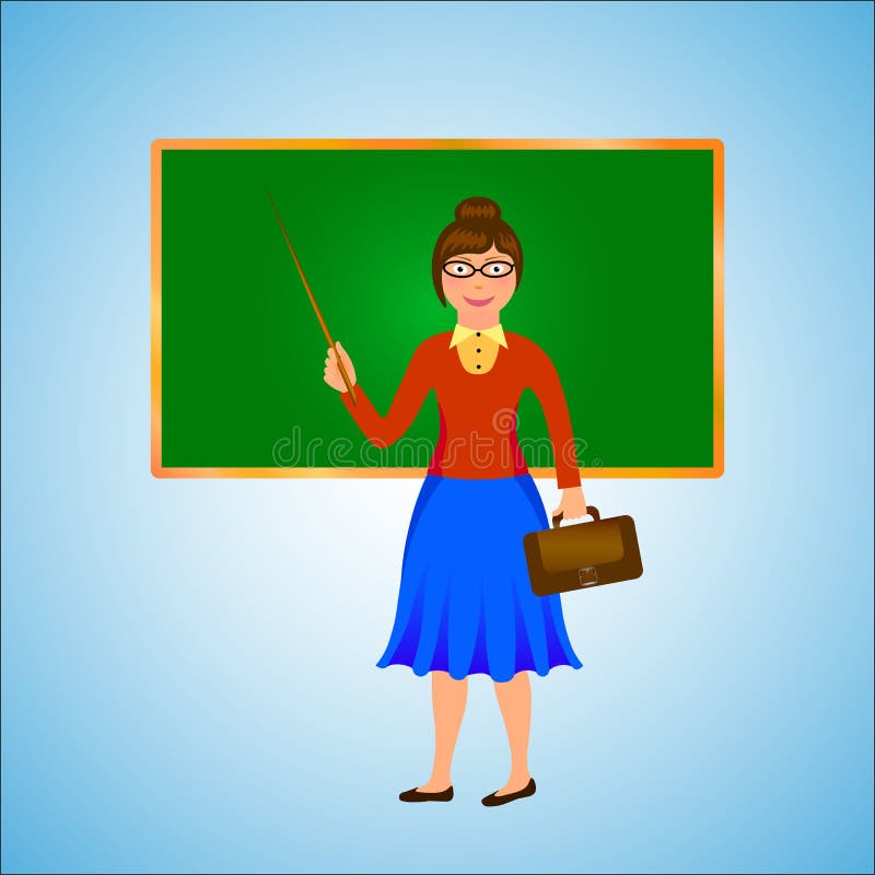 Professeur illustration de vecteur. Illustration du professeur - 94698725