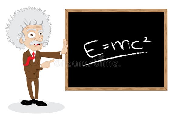 Professeur Drôle Montrant Le Tableau Noir Illustration de Vecteur ...