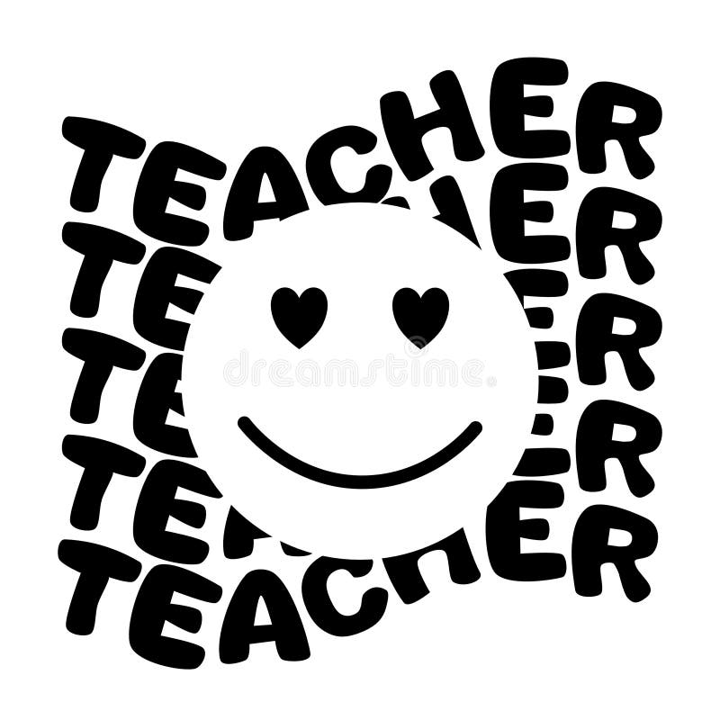 Professeur Smiley Visage Graphique Illustration de Vecteur ...