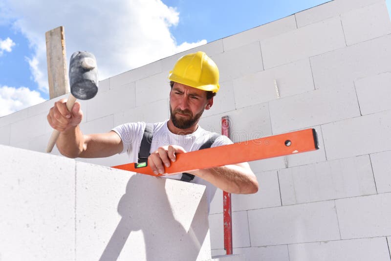 Profession Construction Worker - Work on a Building Site Construction ...