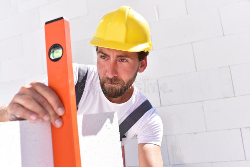 Profession Construction Worker - Work on a Building Site Construction ...