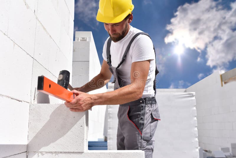 Profession Construction Worker - Work on a Building Site Construction ...