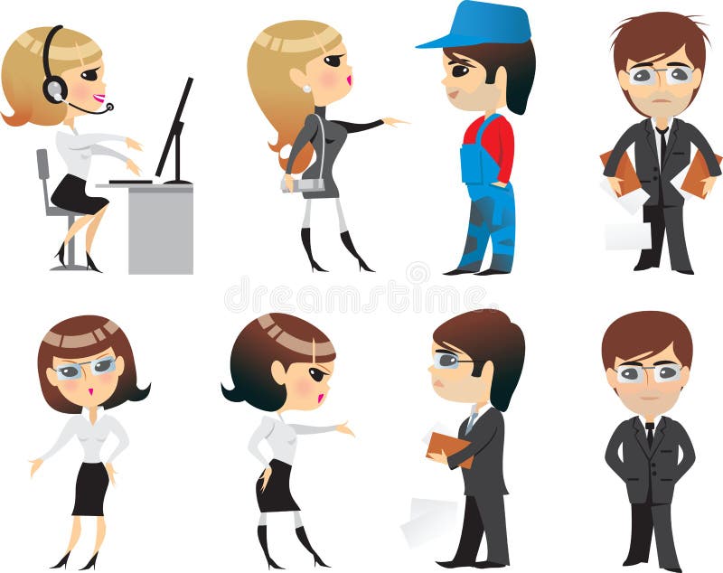 Profession, Office,character Stock Vector - Illustration of element ...
