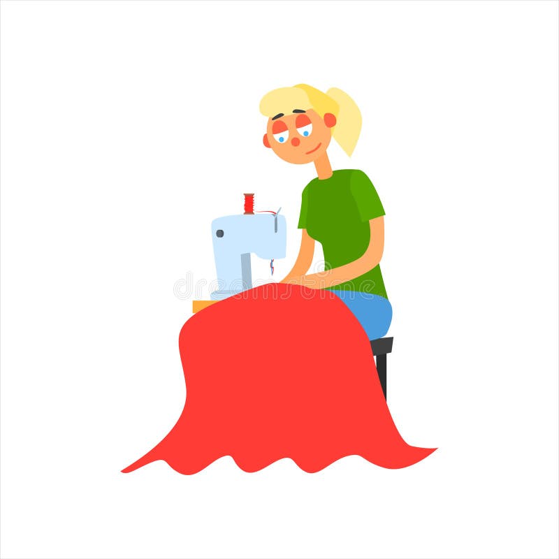 Cartoon Seamstress Stock Illustrations – 1,178 Cartoon Seamstress Stock ...