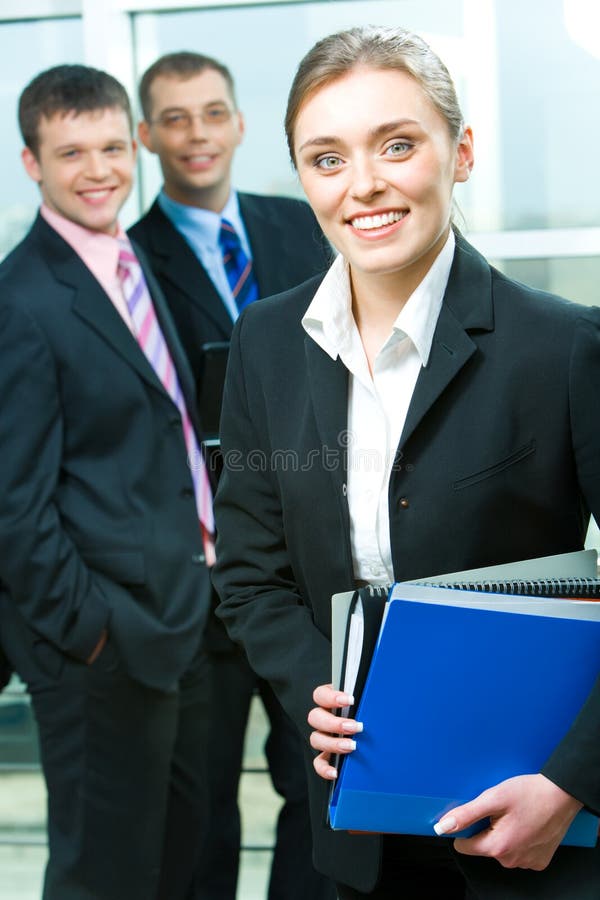 Professional team stock photo. Image of boss, female - 26816992