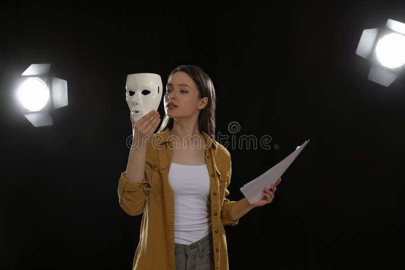 Actress Reading Her Script Stock Photos - Free & Royalty-Free Stock ...