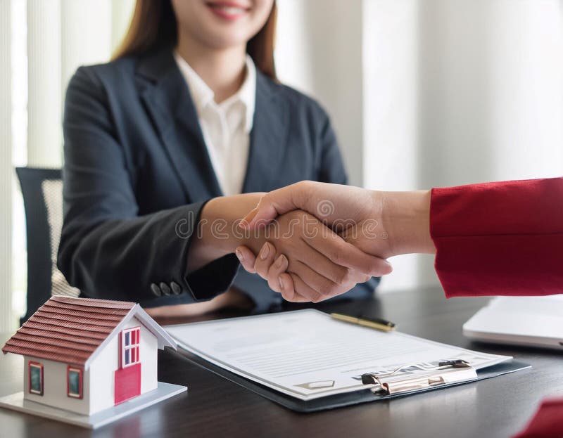 Professional Agent and Client Interaction Featuring Elements Like a ...