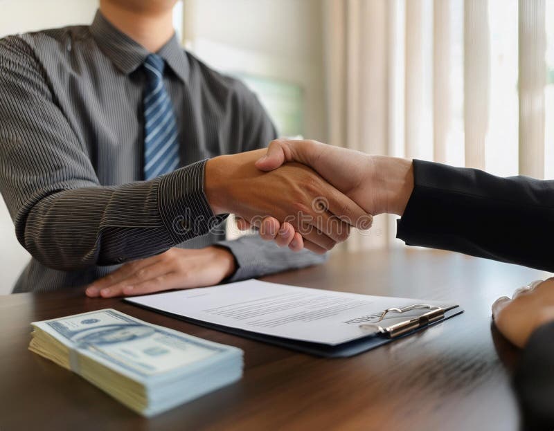 Professional Agent and Client Interaction Featuring Elements Like a ...