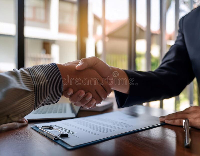 Professional Agent and Client Interaction Featuring Elements Like a ...