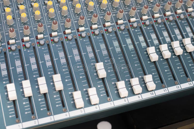 Professional Amplifier for Sound Equipment, Stock Image - Image of hear ...