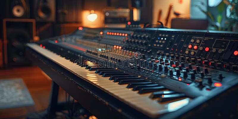 Professional Analog Synth Board in Recording Studio Ideal for Music ...