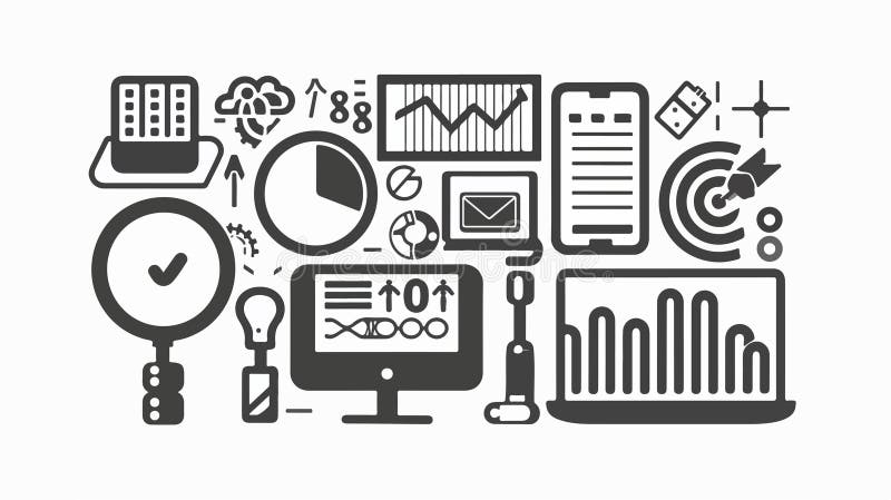 Professional Analytics Marketing Icon for Data Analysis and Insights ...