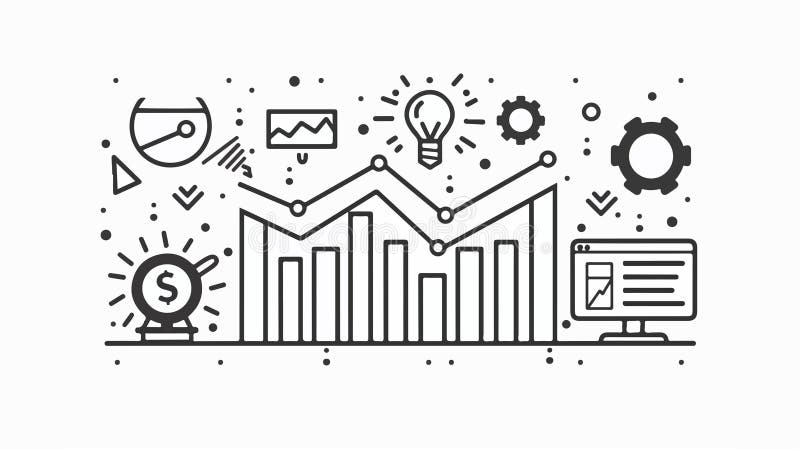 Professional Analytics and Marketing Icon for Data-Driven Strategies ...