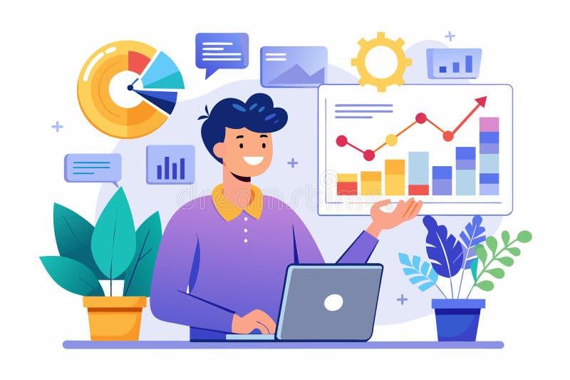 A Professional Analyzes Business Performance Metrics and Investment ...