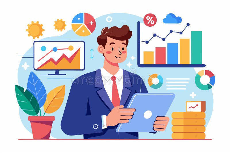 A Professional Analyzes Sales and Marketing Plans while Interpreting ...