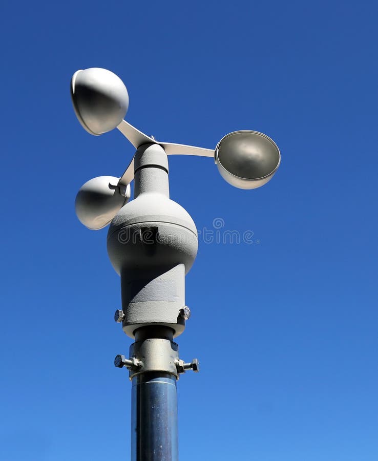 Professional Anemometer with a Rigid Rod for Measuring Wind Speed with ...