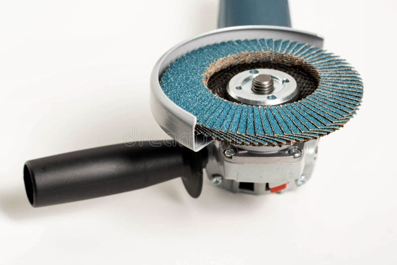 Professional Angle Grinder with Flap Wheel for Processing Wooden ...