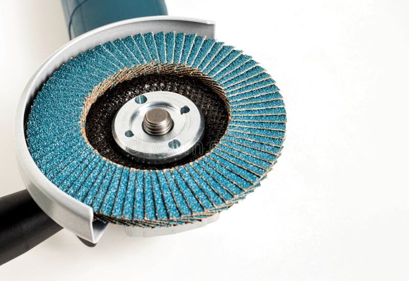 Professional Angle Grinder with Flap Wheel for Processing Wooden ...