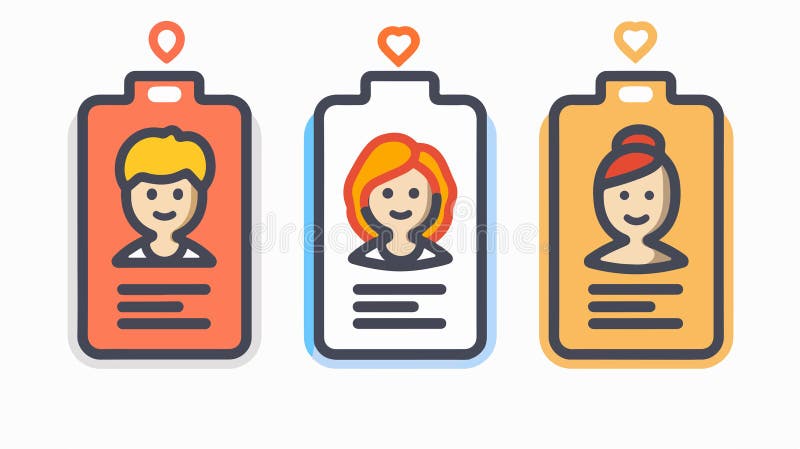 Professional Approval Identity Icon for Identity Verification Concepts ...