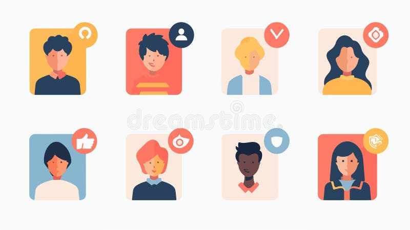 Professional Approval Identity Icon for Identity Verification Concepts ...