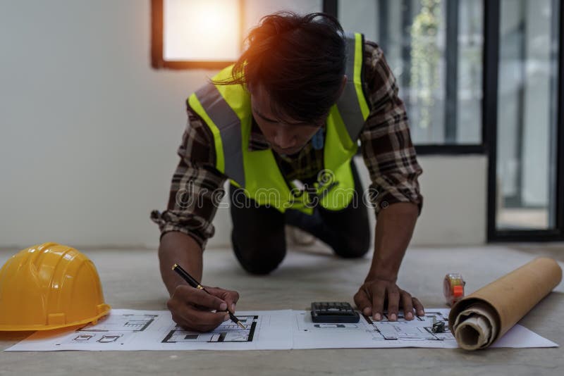 Professional Architect Designer Structural Engineer Working with ... Professional Architect Designer Structural Engineer Working with ...