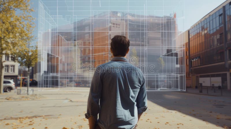 Architect Design Building Construction by Using Visual Reality Goggles ...