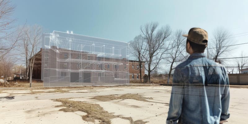 Architect Design Building Construction by Using Visual Reality Goggles ...