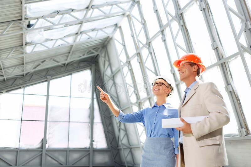 Professional Architects Working Together Stock Photo - Image of inside ...
