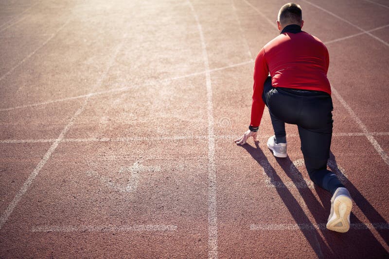Professional Athlete Having a Training Stock Image - Image of athletics ...