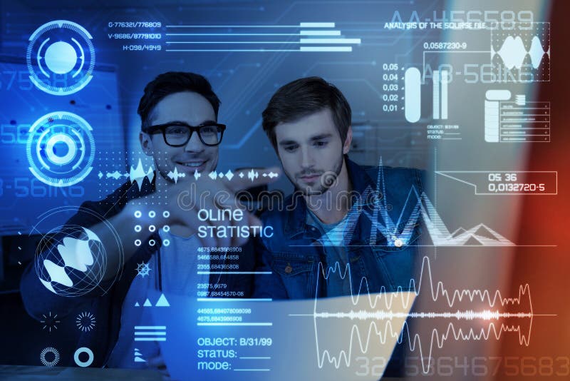 Professioanl Programmers Working Together Stock Photo - Image of ...