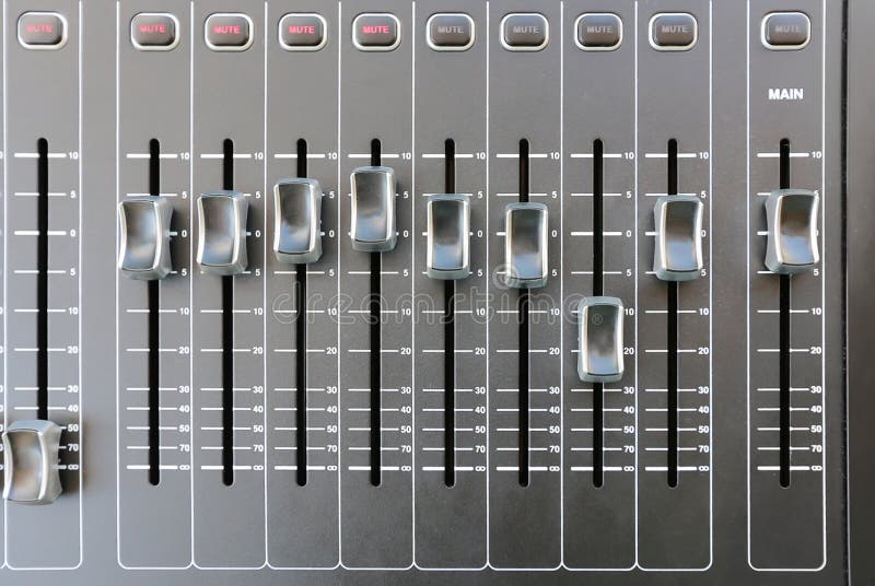 Audio Mixing Board Top View Stock Illustrations – 15 Audio Mixing Board ...