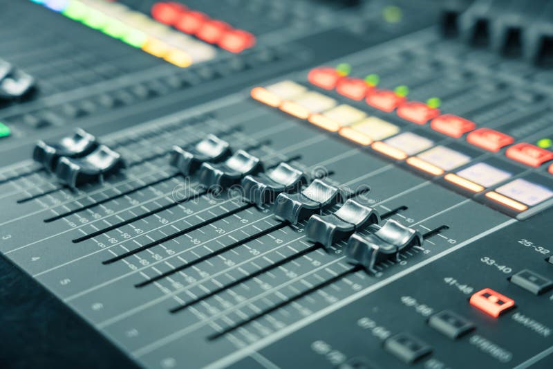 Professional Audio Studio Sound Mixer Console Board Panel with ...