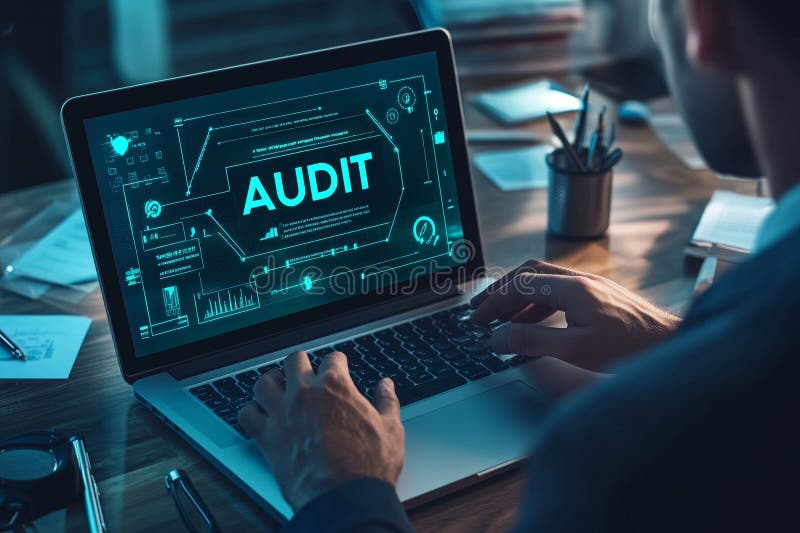 Professional Audit Activity Highlighting Digital Analysis in a Modern ...