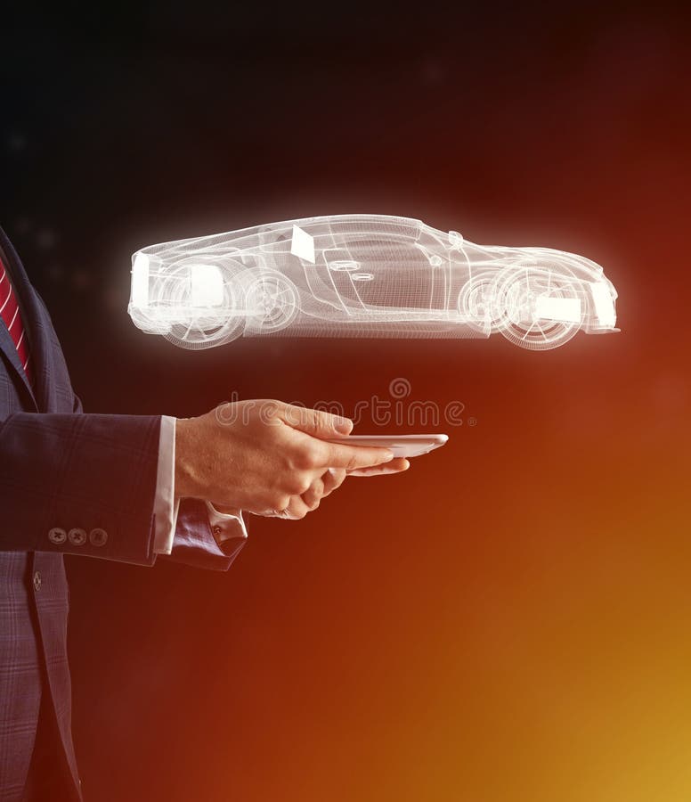 Professional Automotive Designer Presenting on 3D CAD Software ...