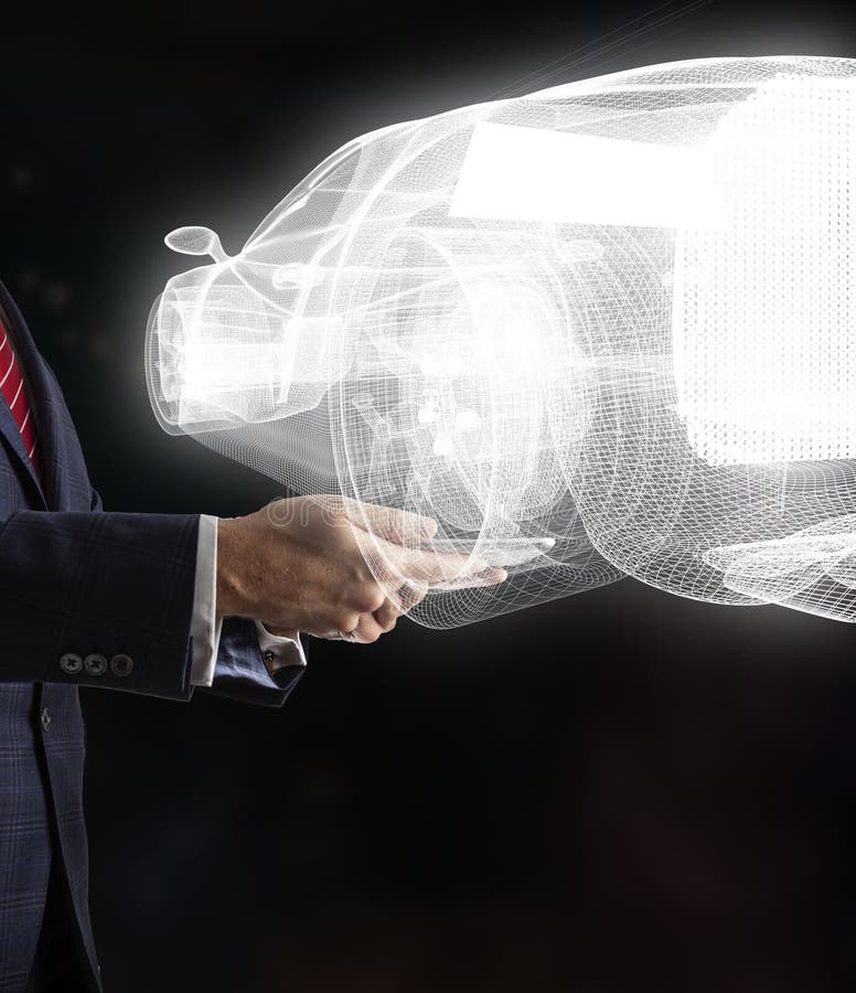 Professional Automotive Designer Presenting on 3D CAD Software ...