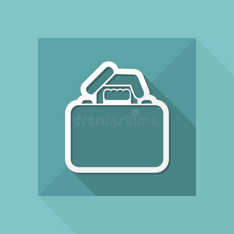 Professional bag stock vector. Illustration of documents - 119147571