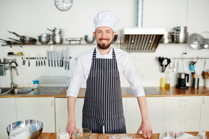 Professional baker stock image. Image of equipment, business - 92748363