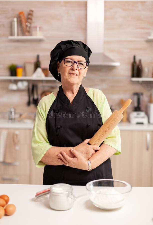 Professional Baker Smiling at Camera Stock Image - Image of homemade ...