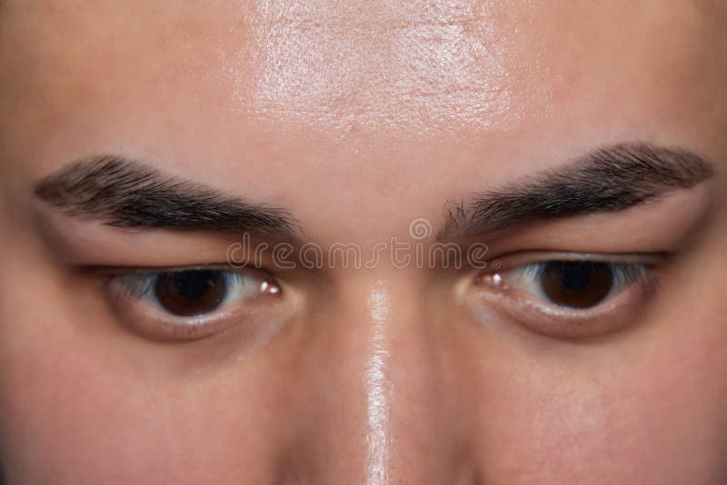 Professional Barber Doing Threading Procedure and Correcting Shape of ...