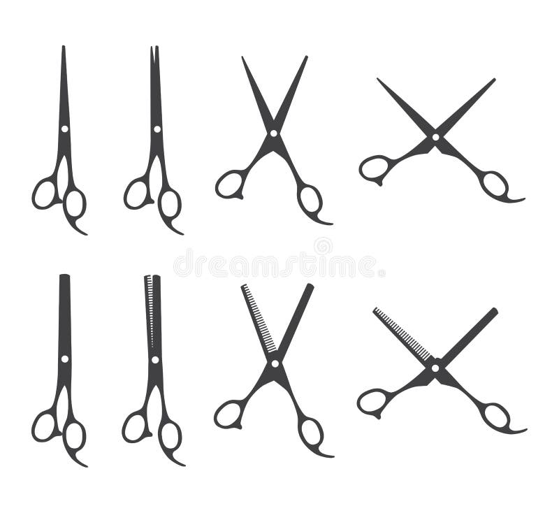 Barber Scissors Stock Illustrations – 33,652 Barber Scissors Stock ...
