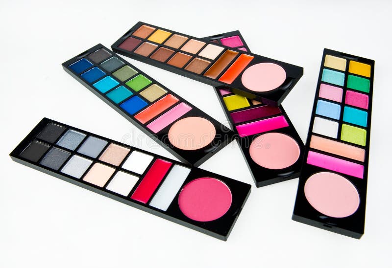 Professional Beauty Make Up Kit Stock Image - Image of shader ...