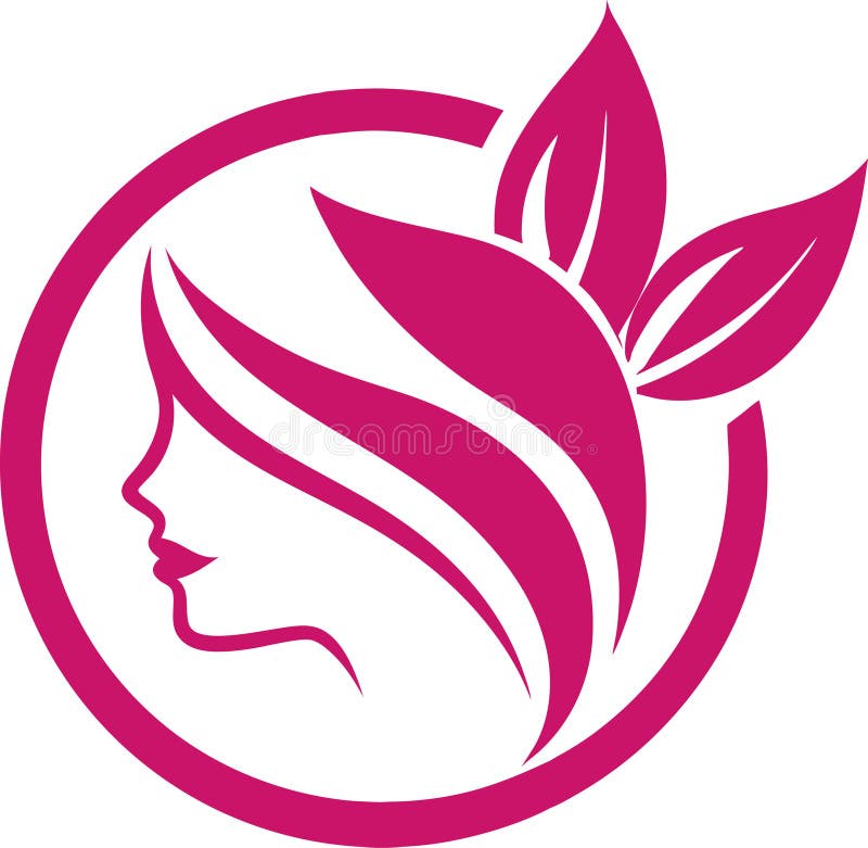 Professional Beauty Salon Logo Vector Illustration Creative Icon Stock ...