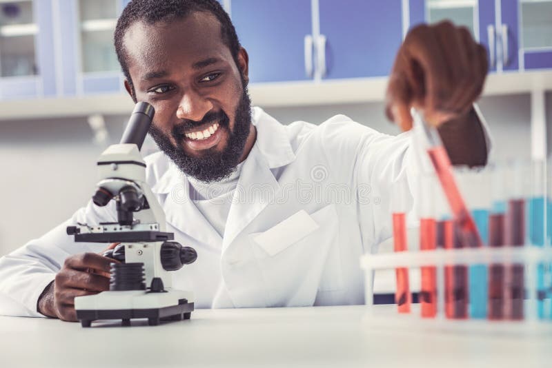 Professional Bioengineer Testing New Vaccines Stock Photo - Image of ...