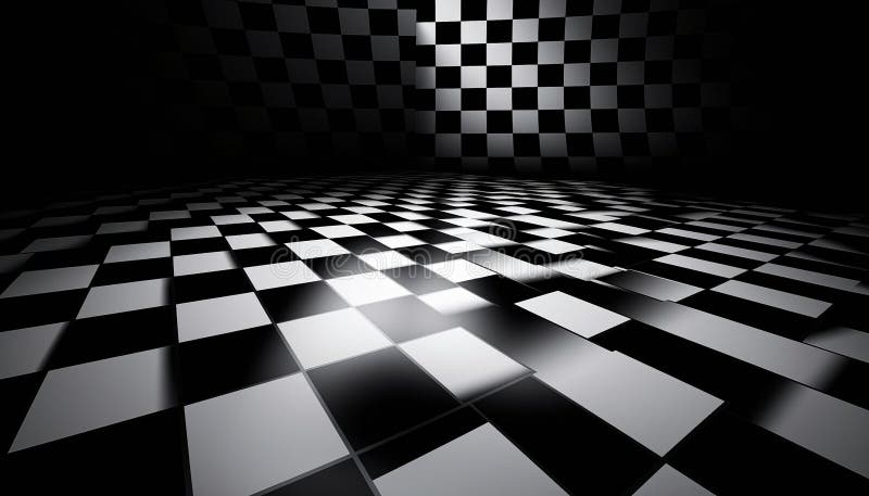 Professional Black and White Background with Various Geometric Elements ...