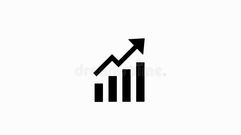 Professional Black and White Bar Chart with Growth Arrow Bus Image for ...