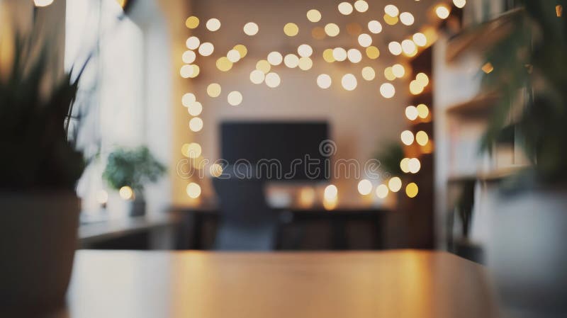 Professional Blurred Office Background with Soft Lighting for Virtual ...