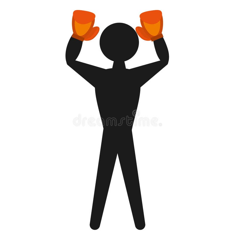 Professional Boxer Avatar Isolated Icon Stock Vector - Illustration of ...