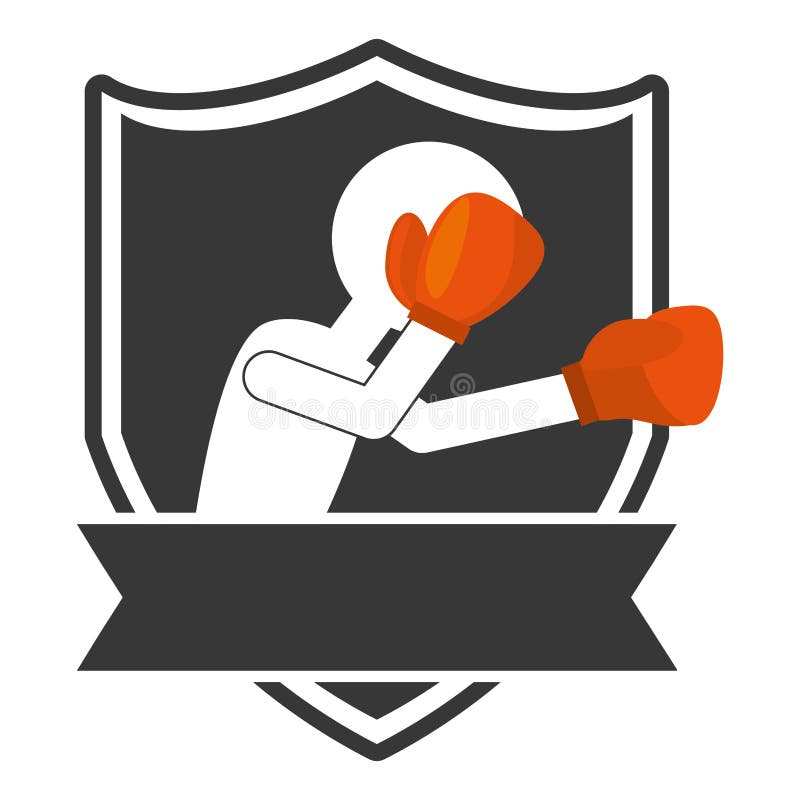 Professional Boxer Avatar Isolated Icon Stock Vector - Illustration of ...
