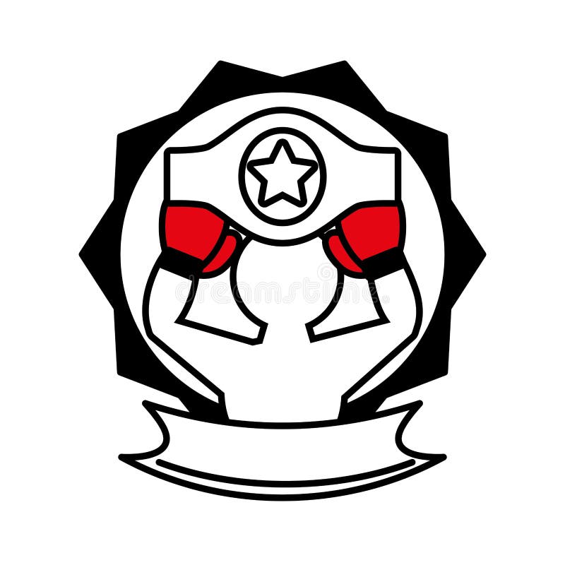Professional Boxer Avatar Isolated Icon Stock Vector - Illustration of ...